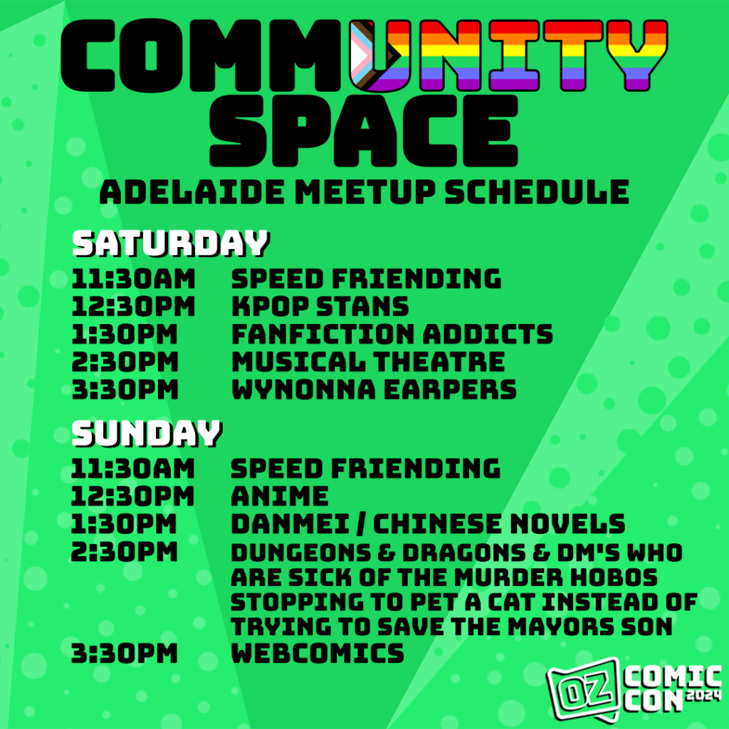 CommUnity Space - Oz Comic-Con