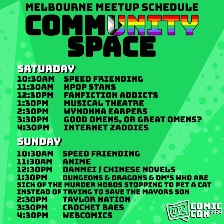 CommUnity Space - Oz Comic-Con
